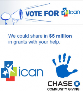 Vote ICAN for Chase Community Giving! – ICAN